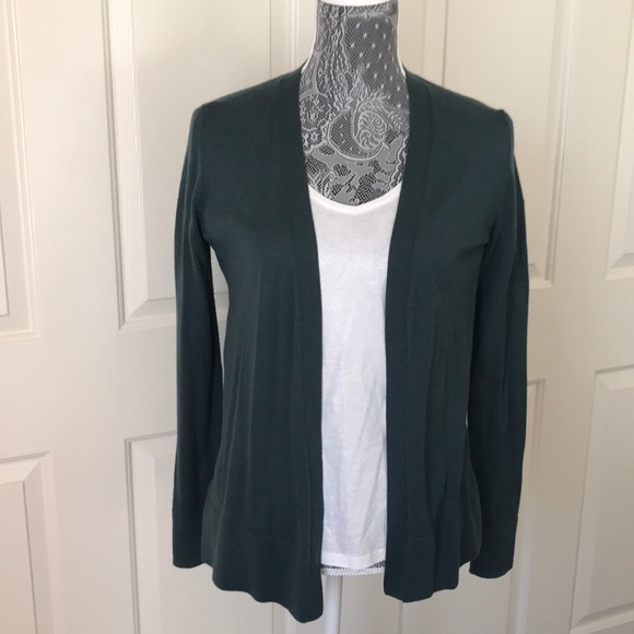 LOFT | Sweaters | Euc Forest Green Loft Cardigan Xs | Poshmark